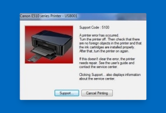 (Download) How to Fix Canon Printer Error 5100 (Causes & Solution)